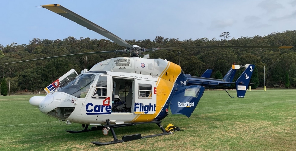 Four injured in head-on car crash - CareFlight