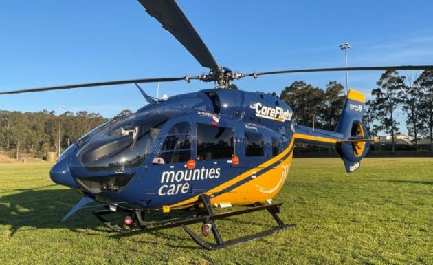 Mounties Care CareFlight Helicopter Rapid Response Service - CareFlight