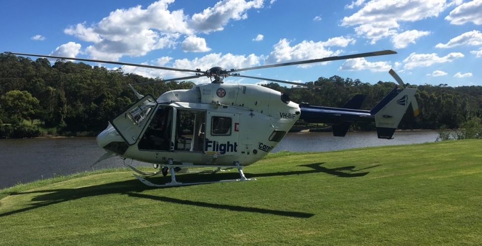 Three girls burnt in speed boat fire - CareFlight