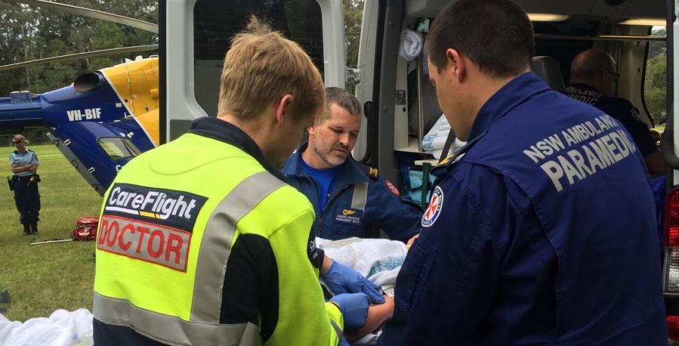Lucky escape for eight-year-old after quad bike fall - CareFlight