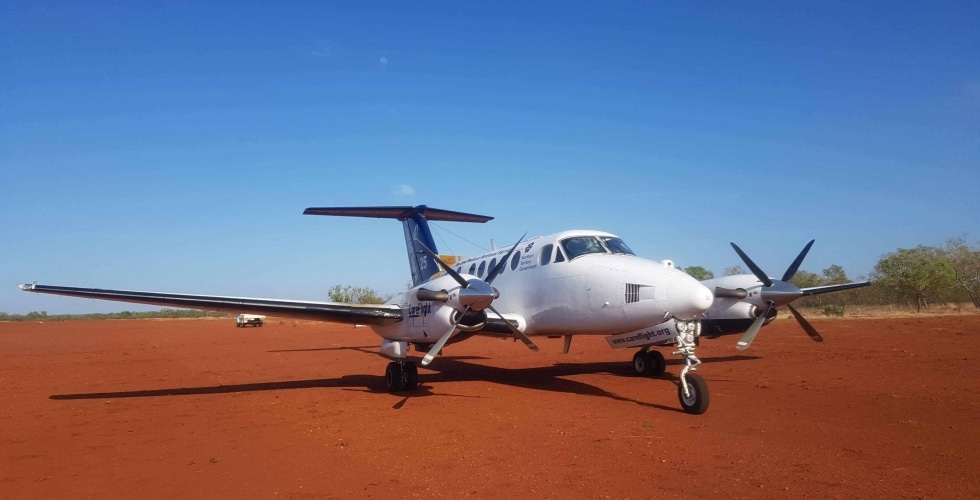 Musterer bitten by snake while asleep in swag - CareFlight