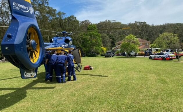 Mounties Care CareFlight Helicopter Rapid Response Service - CareFlight
