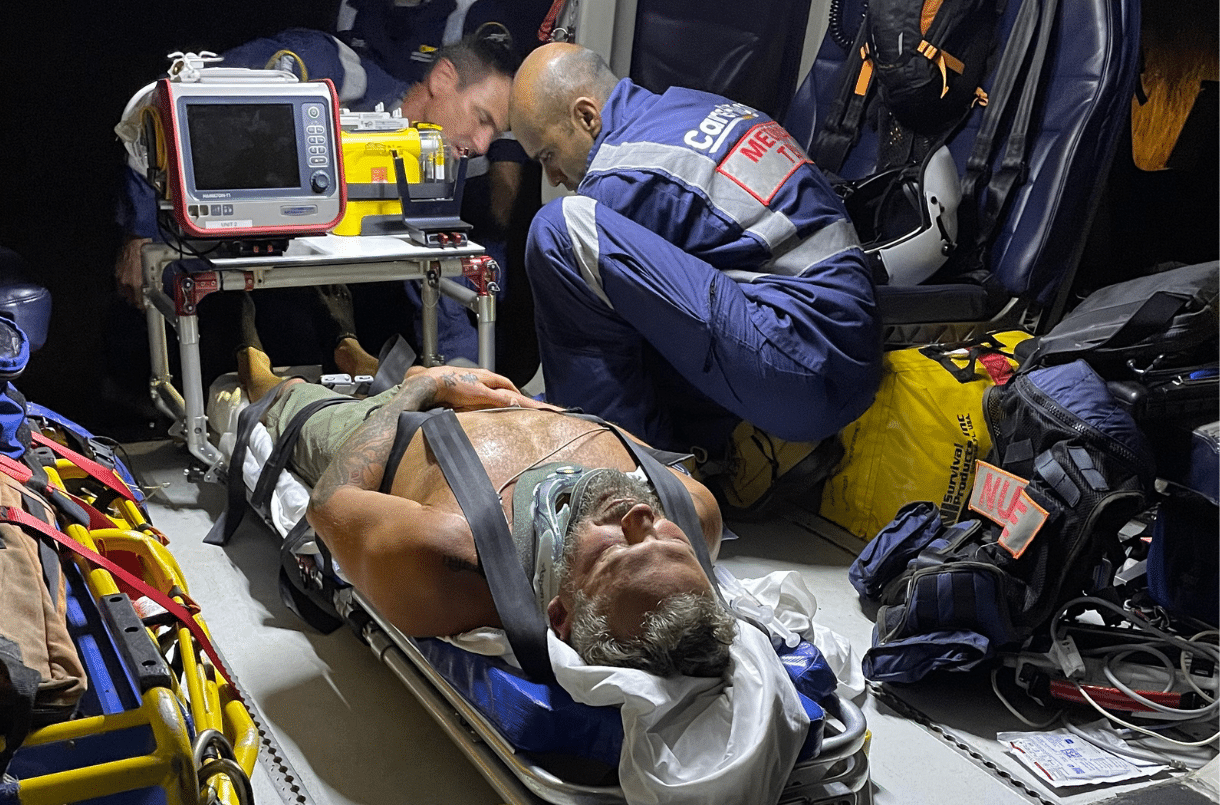 Craig's Story - Rescued by CareFlight after a remote helicopter crash ...