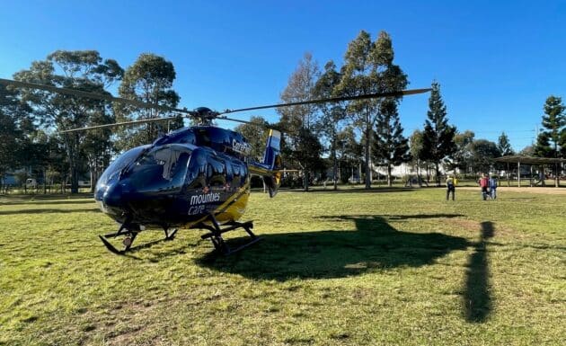 Mounties Care CareFlight Helicopter Rapid Response Service - CareFlight