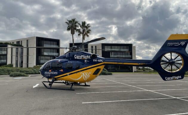 Mounties Care CareFlight Helicopter Rapid Response Service - CareFlight