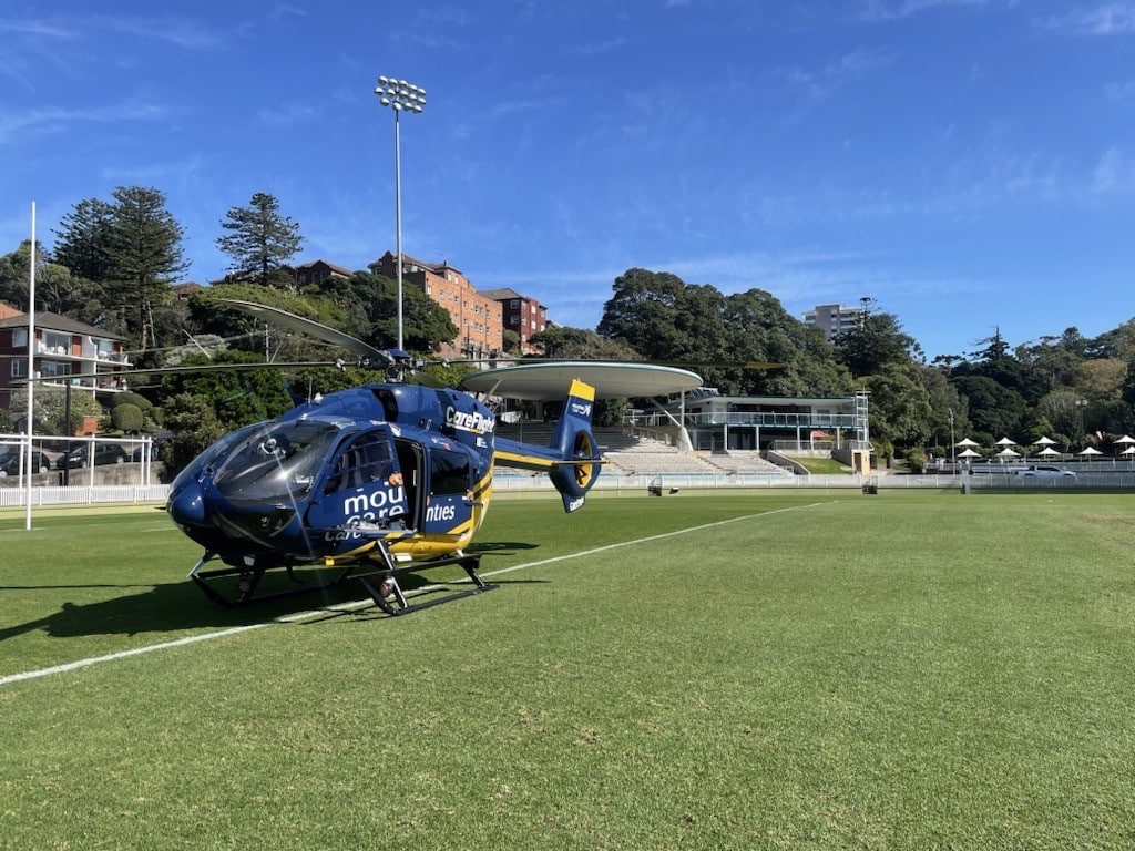 Man taken to hospital after scaffold fall, Manly - CareFlight