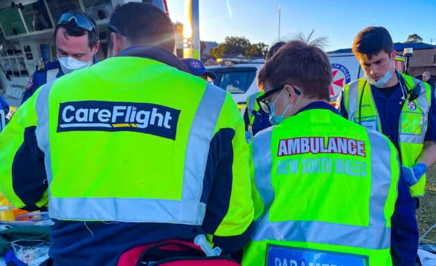 Mounties Care CareFlight Helicopter Rapid Response Service - CareFlight