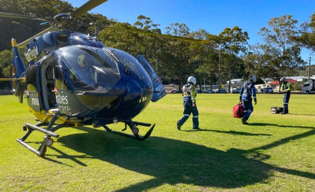 Mounties Care CareFlight Helicopter Rapid Response Service - CareFlight
