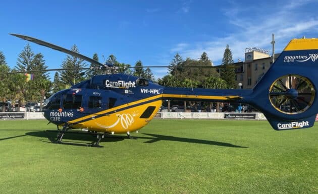 Mounties Care CareFlight Helicopter Rapid Response Service - CareFlight