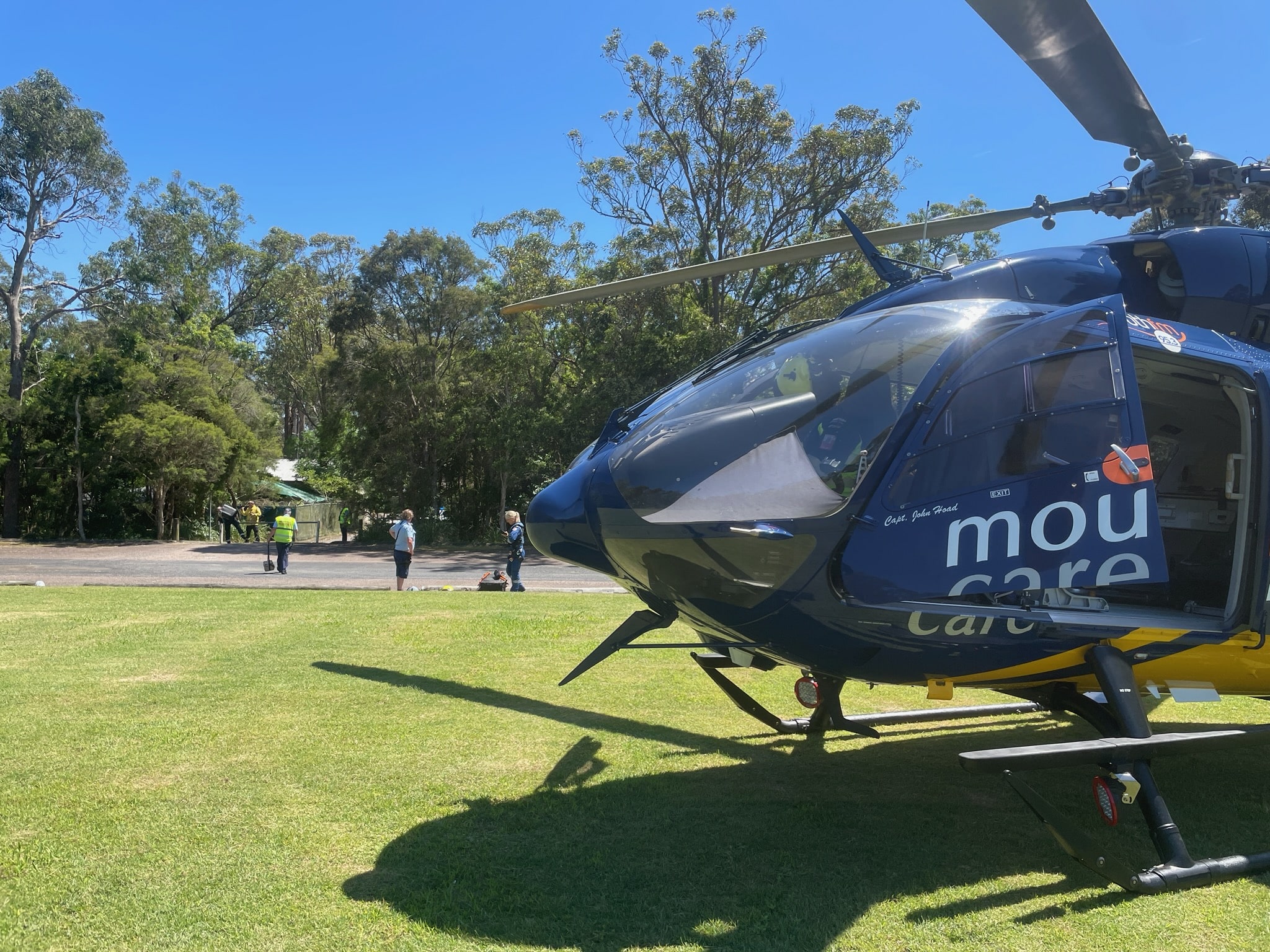 CareFlight respond to cyclist hit by car, Chittaway Bay - CareFlight