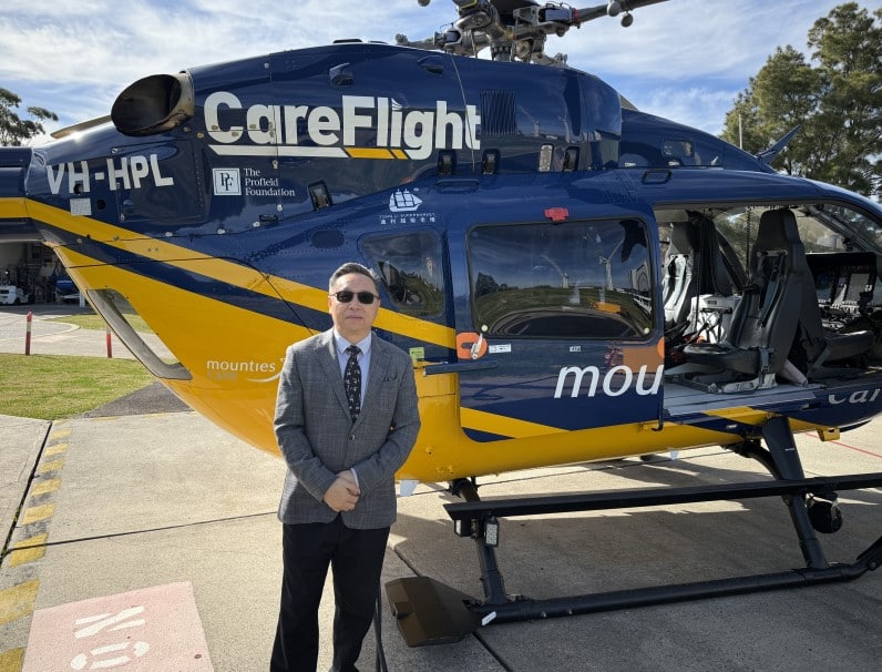 CareFlight adds Tong Li Supermarket logo to its iconic H145 helicopter ...